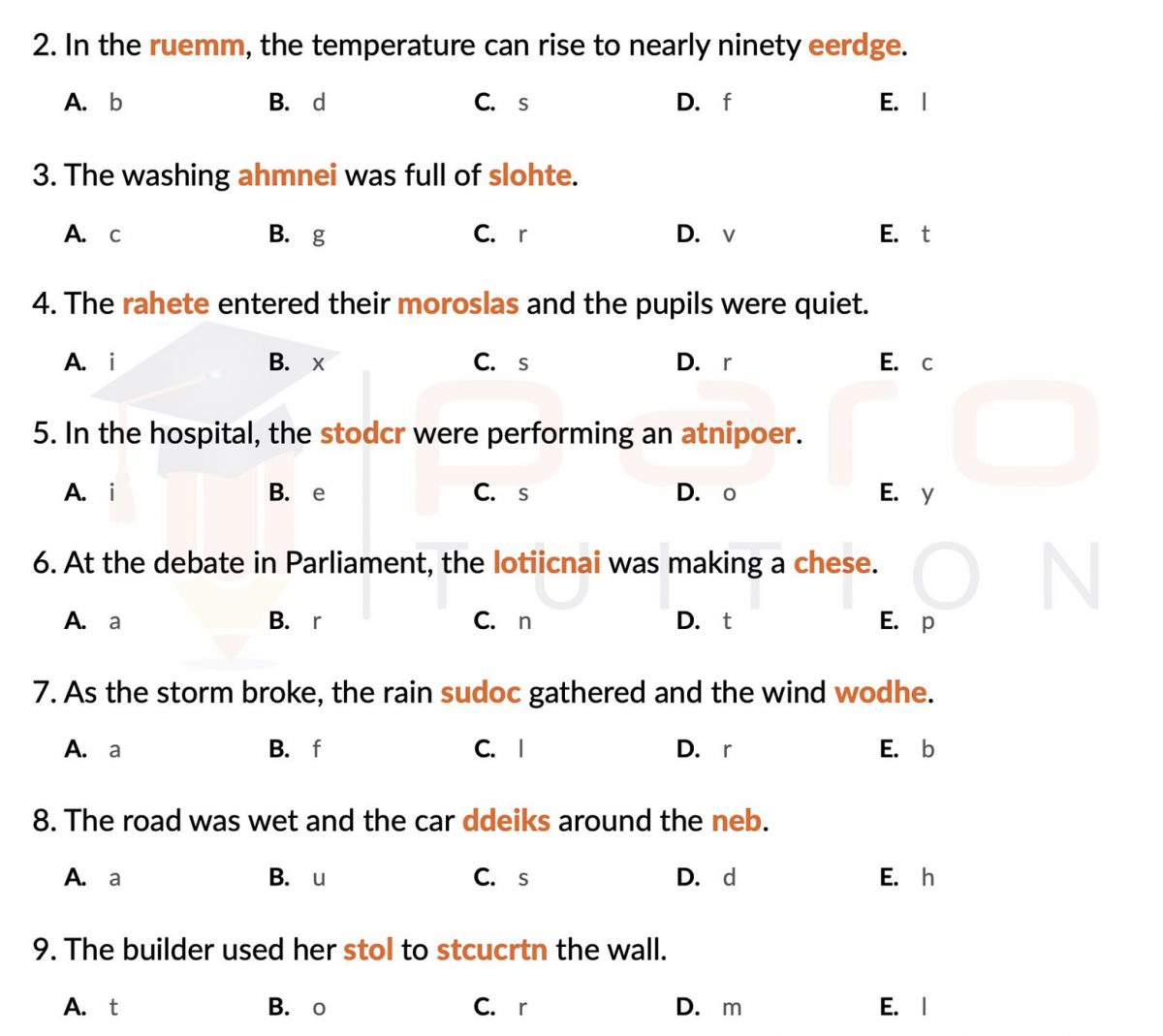 Kent 11+ Worksheets | Paro Tuition